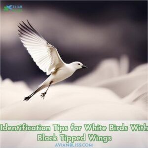 White Birds With Black Tipped Wings: Stunning Species Guide