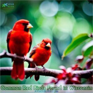 Red Birds in Wisconsin: Types, Identification, and Attracting