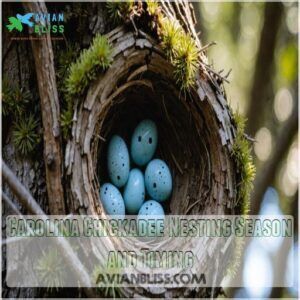 Carolina Chickadee Nest and Eggs: Secrets of Their Tiny Woodland Homes ...