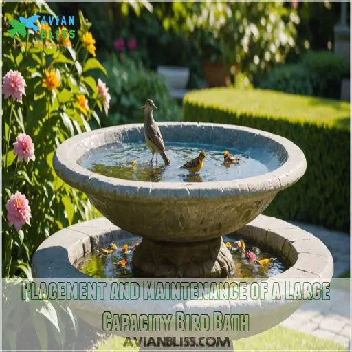 Large Capacity Bird Baths: Attract More Birds