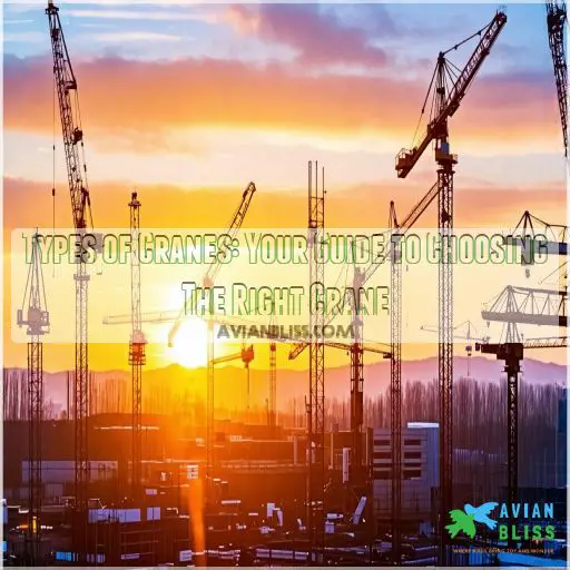 Types of Cranes: Your Guide to Choosing The Right Crane