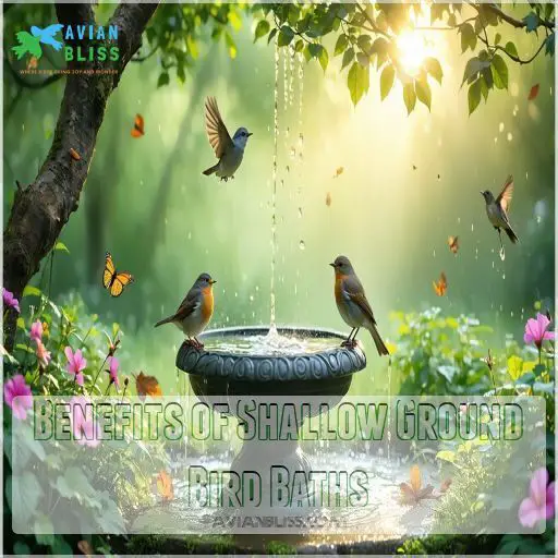 Ground Bird Bath Shallow Tips for Attracting Birds and Keeping Them Safe