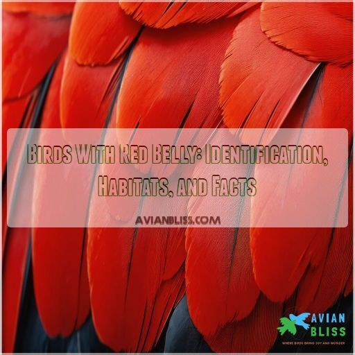 Birds With Red Belly: Identification, Habitats, and Facts