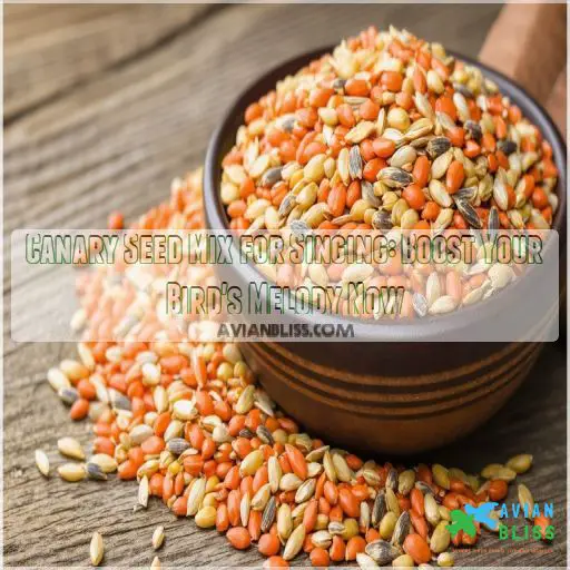 Canary Seed Mix for Singing: Boost Your Bird's Melody Now