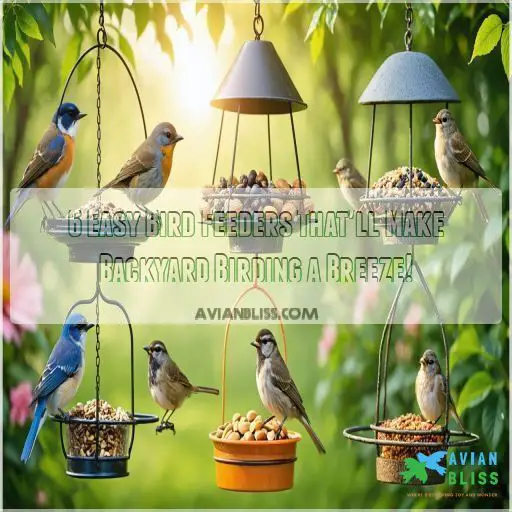 6 Easy Bird Feeders That'll Make Backyard Birding a Breeze!