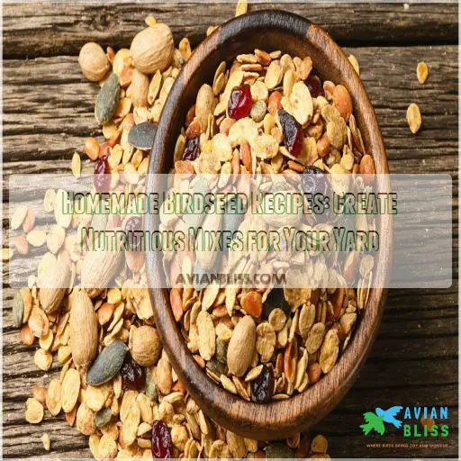 Homemade Birdseed Recipes: Create Nutritious Mixes for Your Yard
