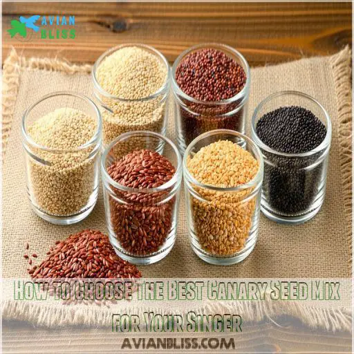 Canary Seed Mix for Singing: Boost Your Bird's Melody Now