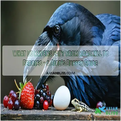 What Do Ravens Eat? From Roadkill to Berries - a Bird's Buffet Guide