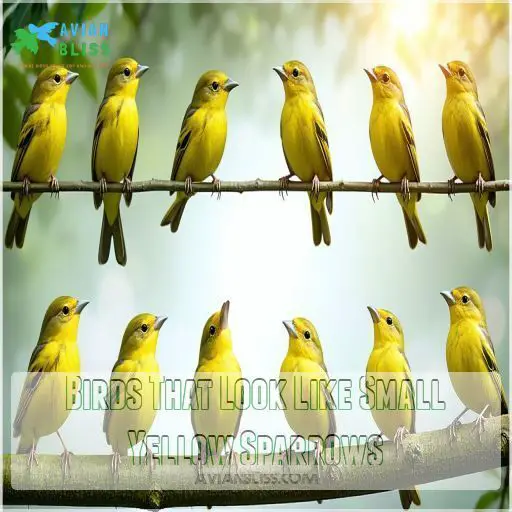 Small Yellow Birds: 10 Stunning Species You'll Fall in Love With!