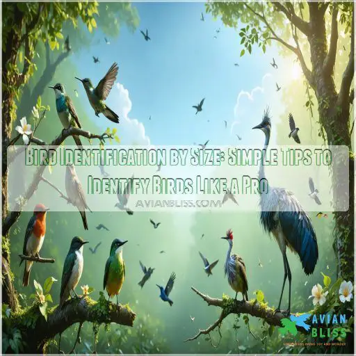 Bird Identification by Size: Simple Tips to Identify Birds Like a Pro