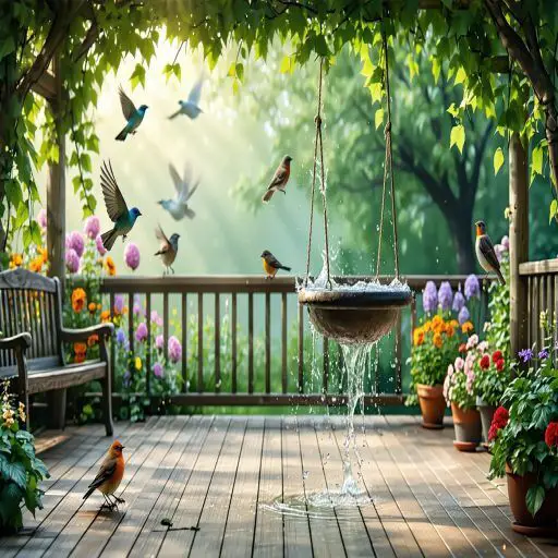 Hanging Bird Bath for Deck Railing: Top 9 Picks Birds Will Love