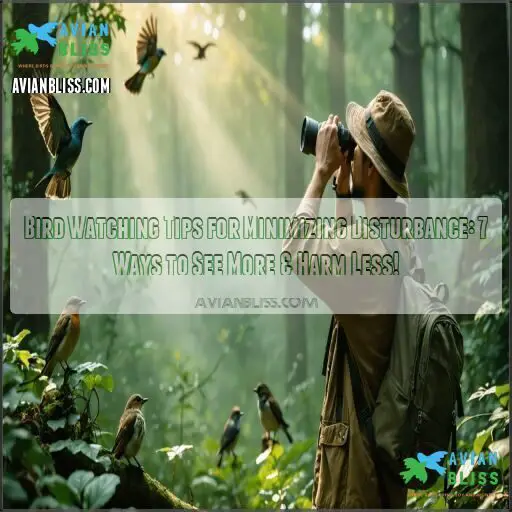 Bird Watching Tips for Minimizing Disturbance: 7 Ways to See More & Harm Less!