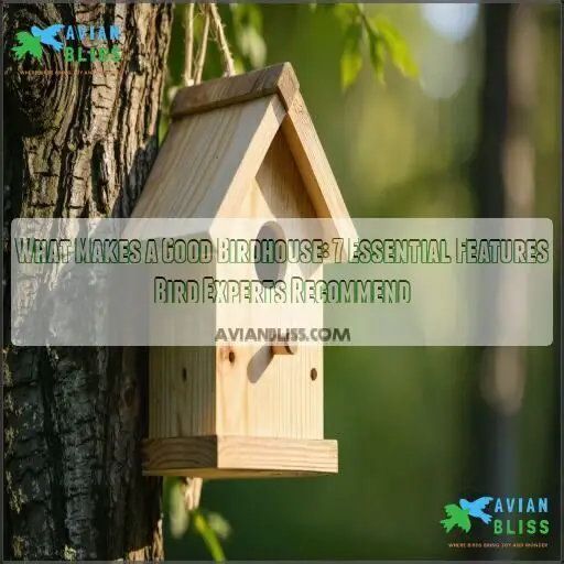 What Makes a Good Birdhouse: 7 Essential Features Bird Experts Recommend