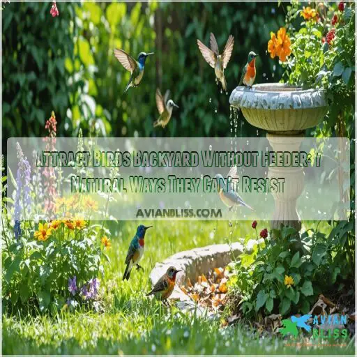 Attract Birds Backyard Without Feeder: 7 Natural Ways They Can't Resist