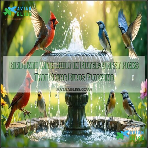 Bird Bath With Built in Filter: 9 Best Picks That Bring Birds Flocking