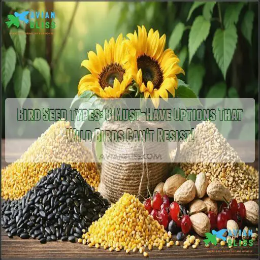 Bird Seed Types: 8 Must-Have Options That Wild Birds Can't Resist!