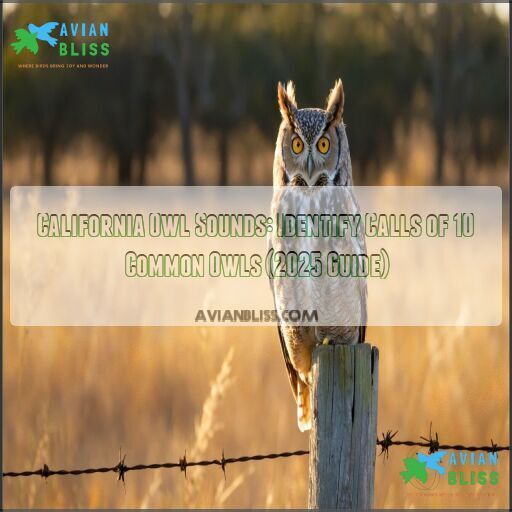 California Owl Sounds: Identify Calls of 10 Common Owls (2025 Guide)
