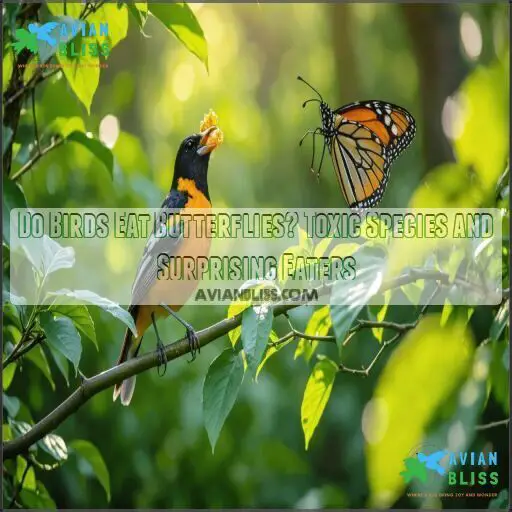 Do Birds Eat Butterflies? Toxic Species and Surprising Eaters
