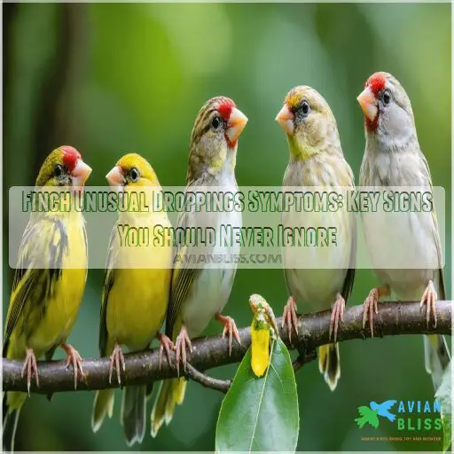 Finch Unusual Droppings Symptoms: Key Signs You Should Never Ignore