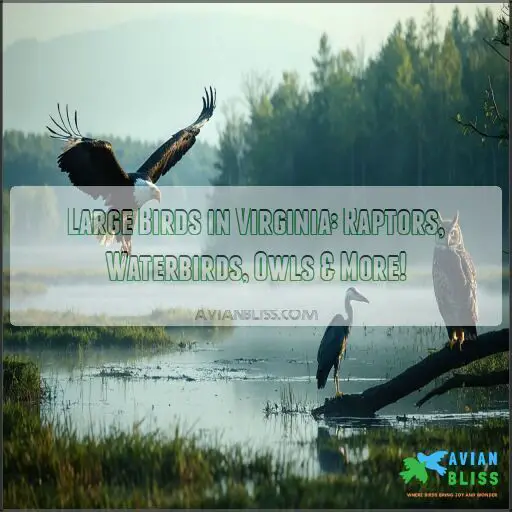 Large Birds in Virginia: Raptors, Waterbirds, Owls & More!