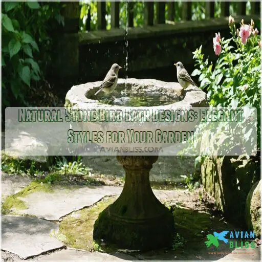 Natural Stone Bird Bath Designs: Elegant Styles for Your Garden
