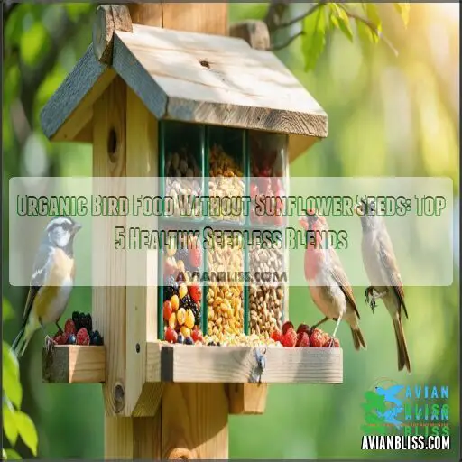 Organic Bird Food Without Sunflower Seeds: Top 5 Healthy Seedless Blends