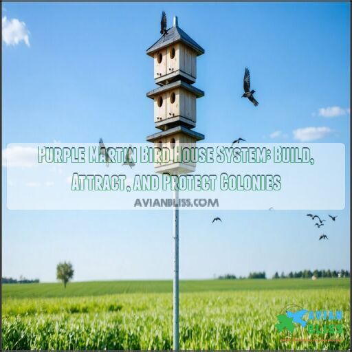 Purple Martin Bird House System: Build, Attract, and Protect Colonies