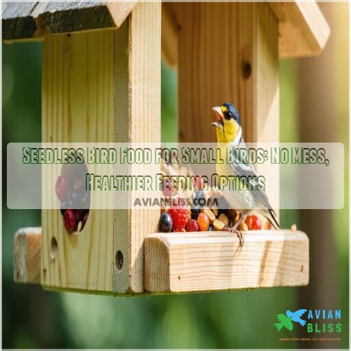 Seedless Bird Food for Small Birds: No Mess, Healthier Feeding Options