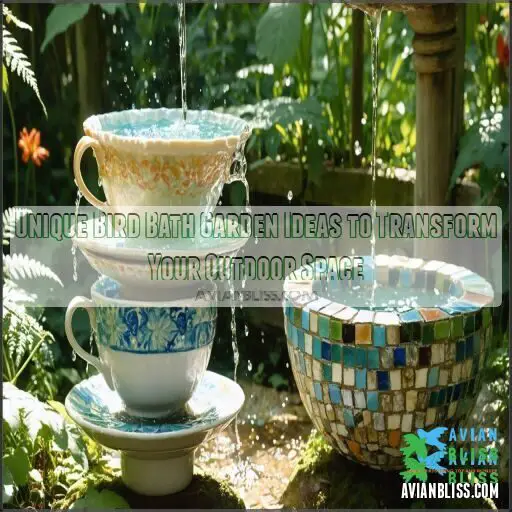 Unique Bird Bath Garden Ideas to Transform Your Outdoor Space