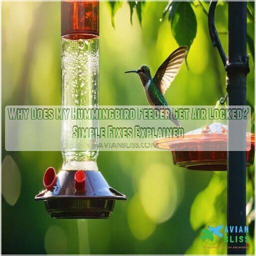 Why Does My Hummingbird Feeder Get Air Locked? Simple Fixes Explained