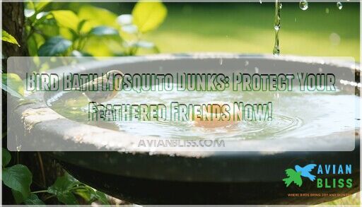 Bird Bath Mosquito Dunks: Protect Your Feathered Friends Now!