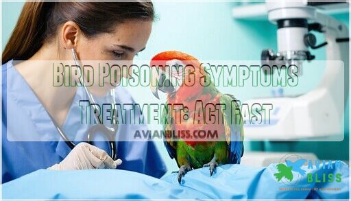 Bird Poisoning Symptoms Treatment: Act Fast