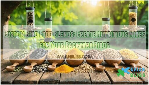 Custom Bird Food Blends: Create Nutritious Mixes for Your Backyard Birds