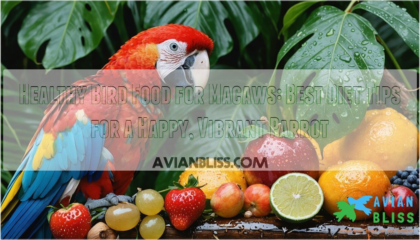 Healthy Bird Food for Macaws: Best Diet Tips for a Happy, Vibrant Parrot
