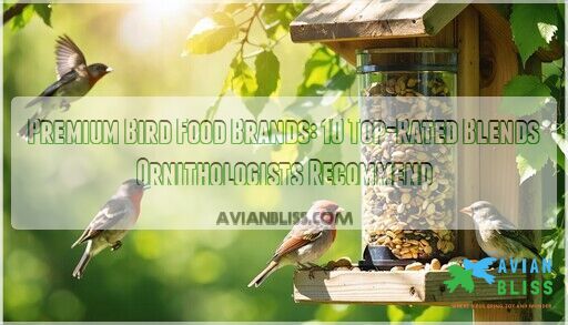 Premium Bird Food Brands: 10 Top-Rated Blends Ornithologists Recommend