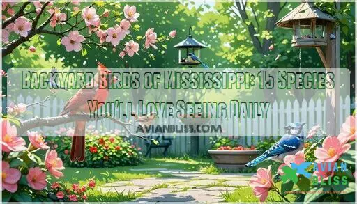 Backyard Birds of Mississippi: 15 Species You'll Love Seeing Daily