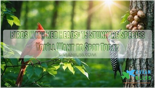 Birds With Red Heads: 15 Stunning Species You'll Want to Spot Today