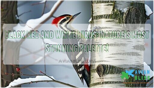 Black Red and White Birds: Nature's Most Stunning Palette!