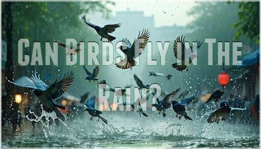 Birds Flying in the Rain: How They Soar Despite the Weather