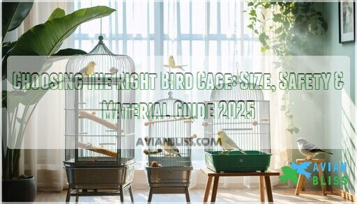 Choosing The Right Bird Cage: Size, Safety & Material Guide 2025