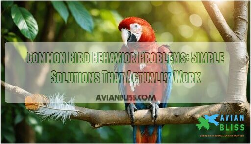 Common Bird Behavior Problems: Simple Solutions That Actually Work