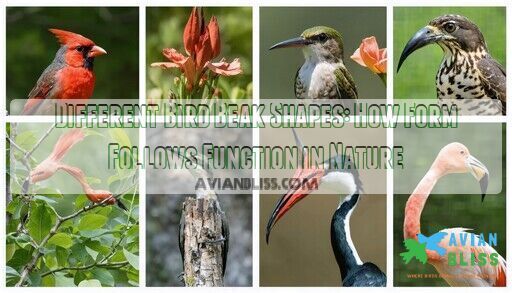 Different Bird Beak Shapes: How Form Follows Function in Nature