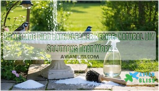 Homemade Bird Bath Cleaner Recipe: Natural DIY Solutions That Work