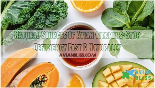 Natural Sources of Avian Vitamins: Stop Deficiency Fast & Naturally