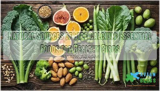 Natural Sources of Bird Calcium: Essential Foods for Healthy Birds