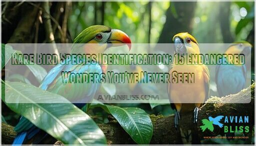 Rare Bird Species Identification: 15 Endangered Wonders You've Never Seen