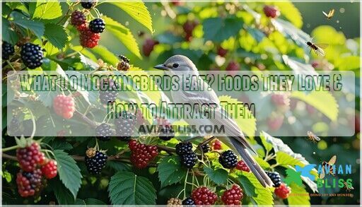 What Do Mockingbirds Eat? Foods They Love & How to Attract Them