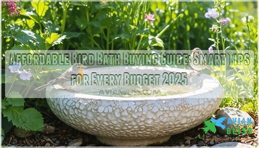 Affordable Bird Bath Buying Guide: Smart Tips for Every Budget 2025