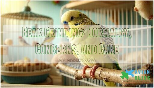 Why is My Parakeet Grinding His Beak? Normal Signs & Care Tips