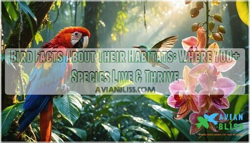 Bird Facts About Their Habitats: Where 700+ Species Live & Thrive